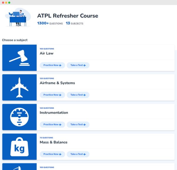 ATPL Refresher Course - The most important questions